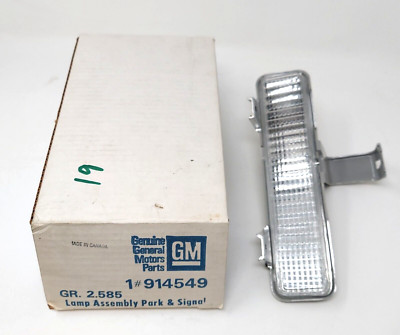 80-86 Chevy Nos LH Bumper Turn Signal Lamp Light #19 | eBay