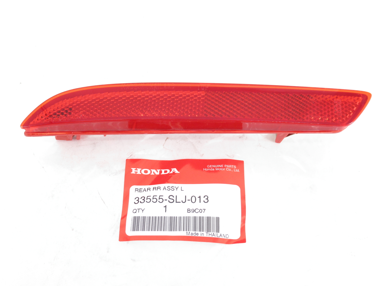 Genuine OEM Honda Acura 33555-SLJ-013 Driver Rear Bumper Reflector CR-V ...
