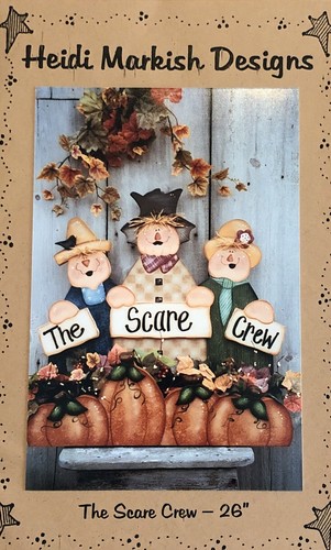 Tole Painting Pattern Packet: The Scare Crew 26" Scarecrows by Heidi ...