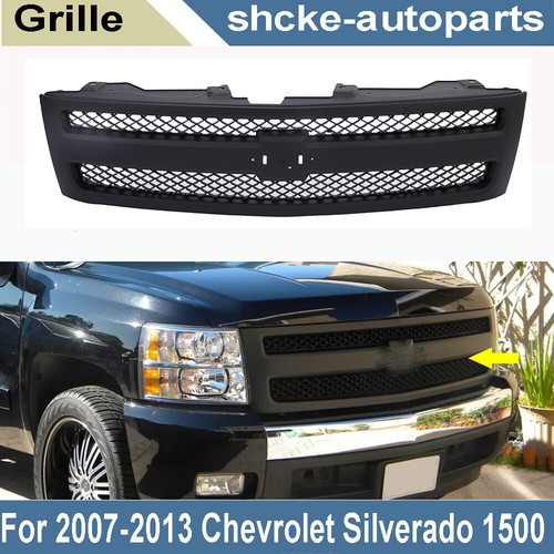 New Front Grille Fits For 2007-2013 Chevrolet Silverado 1500 GM1200578 22829433 | eBay