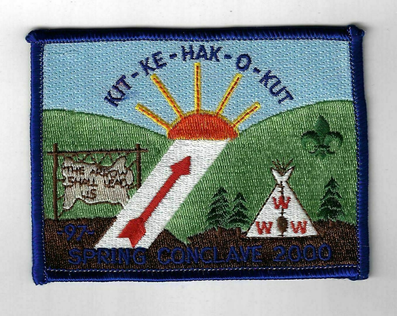 OA 97 Kit-Ke-Hak-O-Kut 2000 Spring Conclave Flap BLU Bdr. Mid-America ...