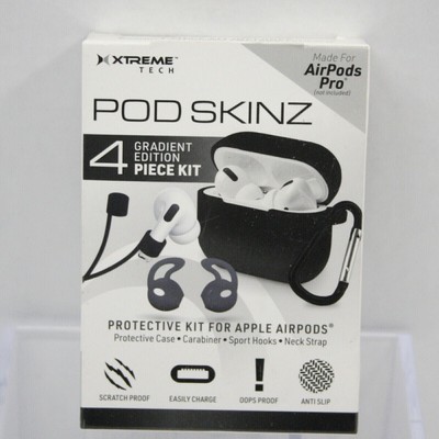 Xtreme Tech Pod Skinz 4 Piece Protective Airpods Gen 1 & 2 Case Anti ...