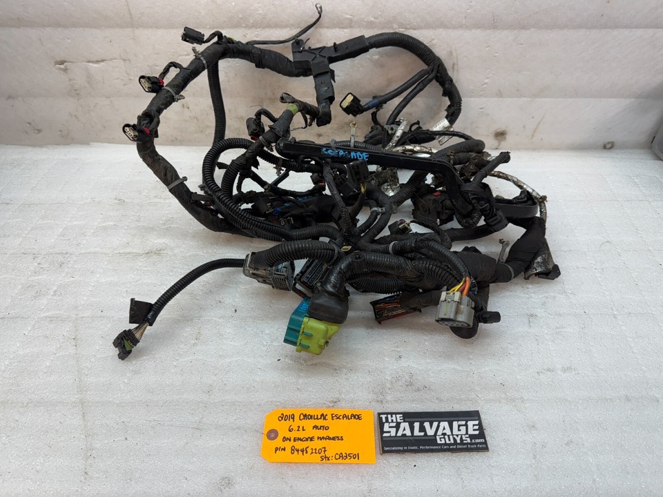 18-20 Cadillac Escalade Automatico OEM Su Motore Cavi Bardatura / Loom ...