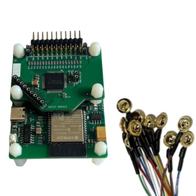 ADS1299 16CH EEG/BCI Acquisition Module WiFi+USB Brain Wave Sensor for ...