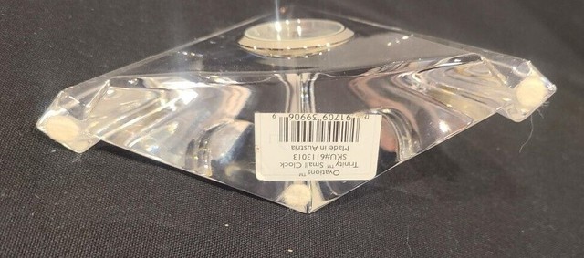 Lenox Lead Crystal Quartz Clock Trinity Collection Ovations 2004 ...