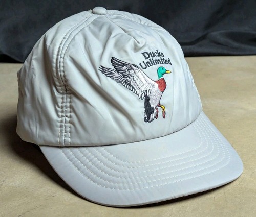 Ducks Unlimited Hat Snapback Gray Insulation VTG Baseball Ball Cap ...
