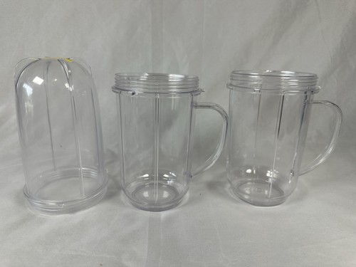 Magic Bullet Replacement Cups w/ Lids & Lip Rings | Personal Blender ...