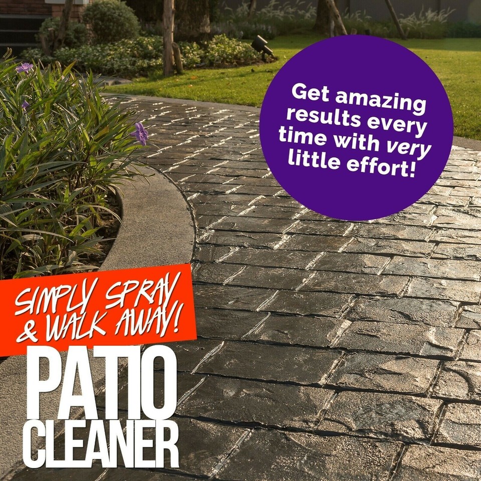 ProKleen Patio Cleaner Fluid Algae Mould Killer 5L Brick Paving 25% ...