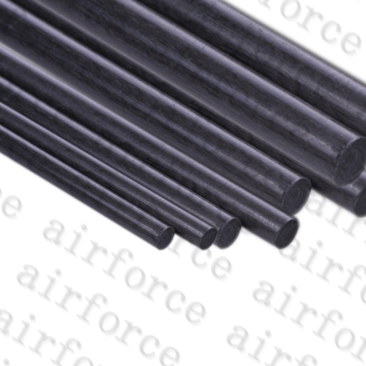 5PCS 3.5mm x 500mm carbon fiber rods For RC Airplane Strengthen Rods ...