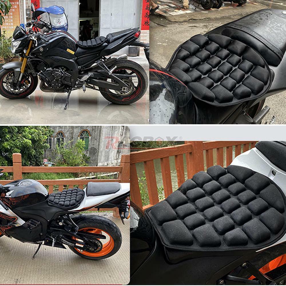 Motorcycle Comfort Gel Seat Pad Cover Cushion Pillow Pressure Relief ...