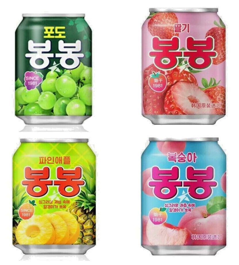 Korean Juice Drink Bon Bon Korean Peach Drink