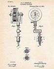 1891 Tattooing Machine US Patent Art Print Gun Needle Tattoo Artwork O ...