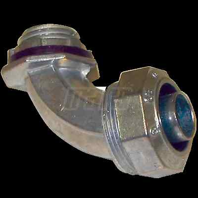 Motors & Armatures 85005 Liquid Tite Metallic 90 Degree Connector 1/2 ...
