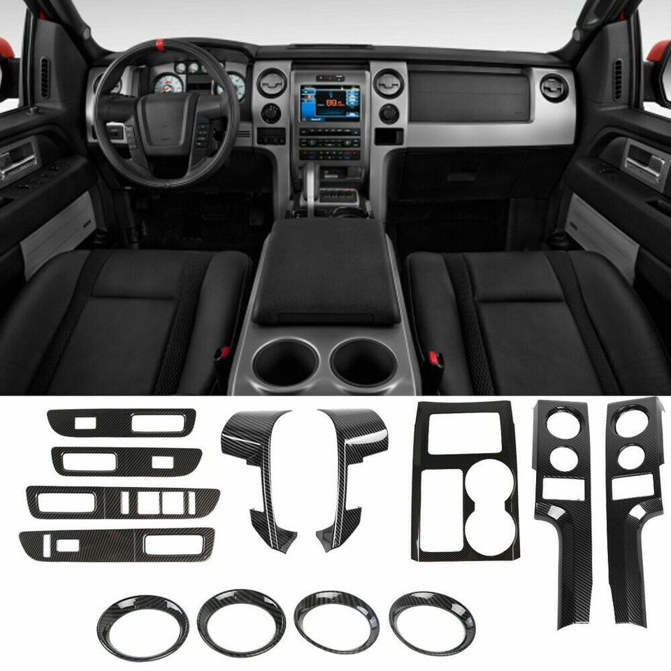 Full Interior Decor Trim Kit Cover fit ford F150 Raptor Accessories ...