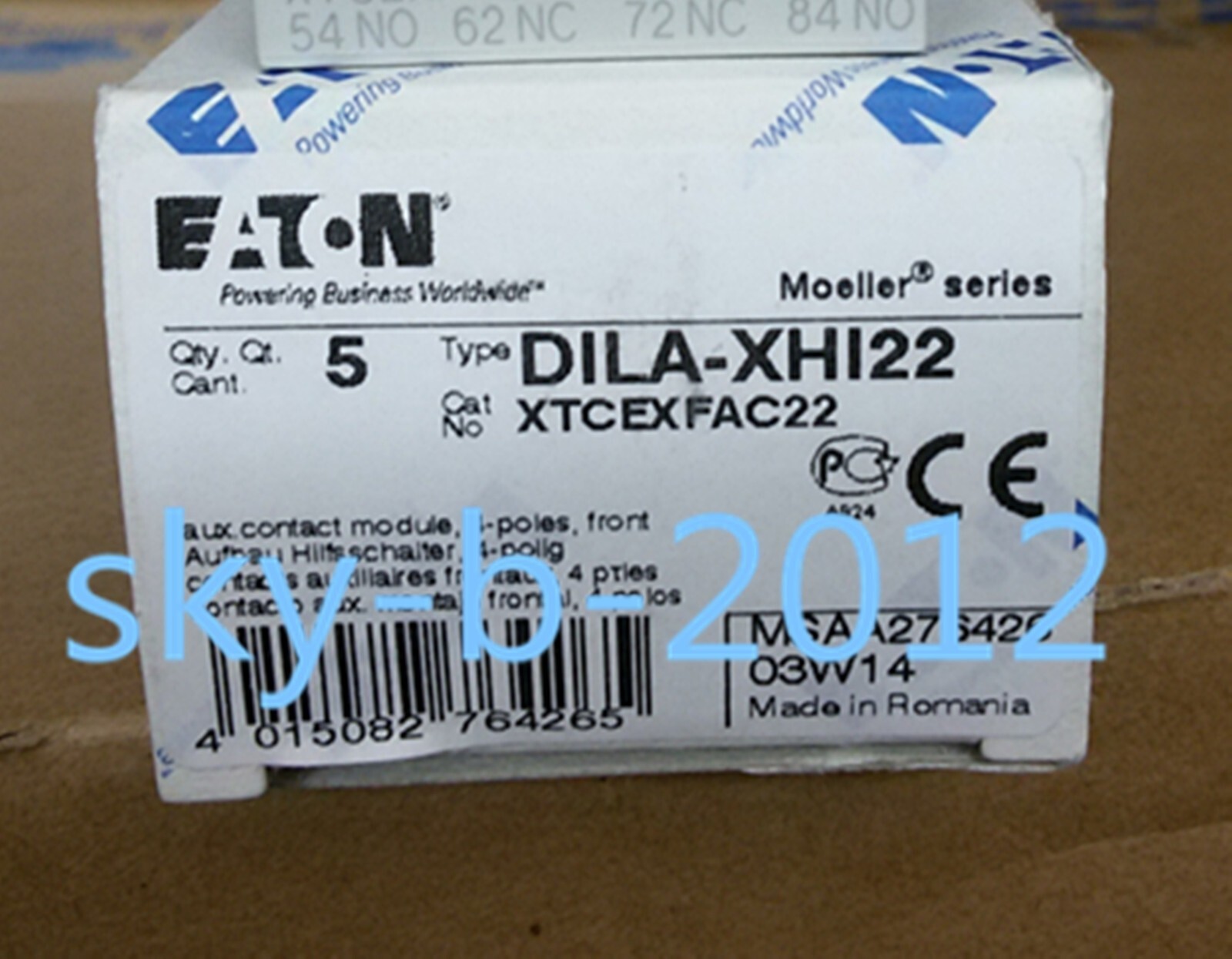 Eaton NSB Xtcexfac22 Controls AUX Contact 4p for sale online | eBay