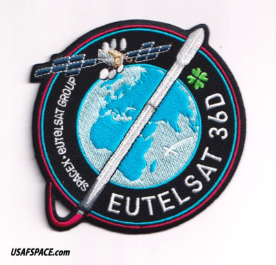 Authentic SPACEX EUTELSAT-36D DRAGON FALCON 9 SATELLITE Mission ...