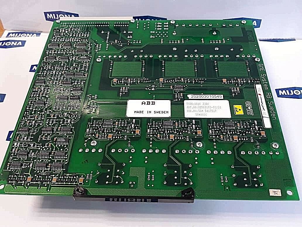 ABB DSQC 236C Rectifier Board YB560103 CC 10 SER NO 56M 5417527 56M001C ...