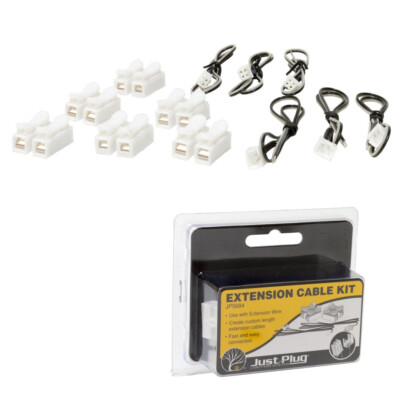 NEW Woodland Scenics JP5684 Just Plug - Extension Cable Kit All Scales ...