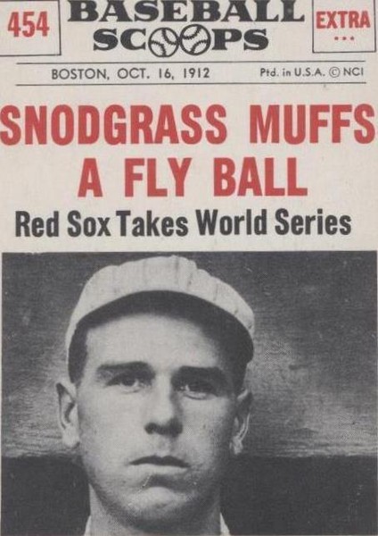 1961 Nu-Cards Baseball Scoops - #454 Fred Snodgrass (RC) for sale ...