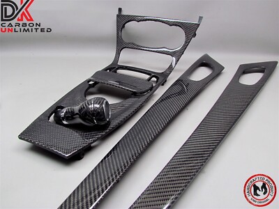 Mercedes R230 SL55 SL550 SL600 SL65 AMG Gloss Carbon 4 Pieces Interior ...