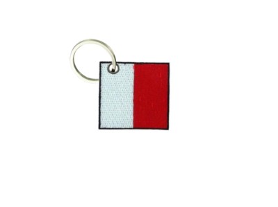 Key Ring Keys Key Embroidered Badge Patch Flag Kfc Letter H Hotel | eBay