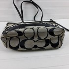 Coach Signature F13548 Black Tote Shoulder Handbag Purse | eBay