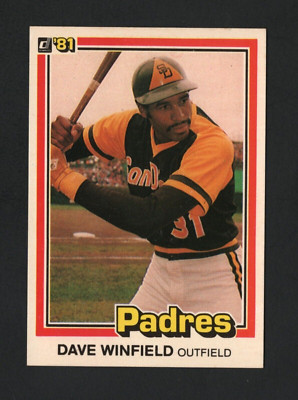 1981 Donruss Baseball Card #364 Dave Winfield – San Diego Padres #A456 ...