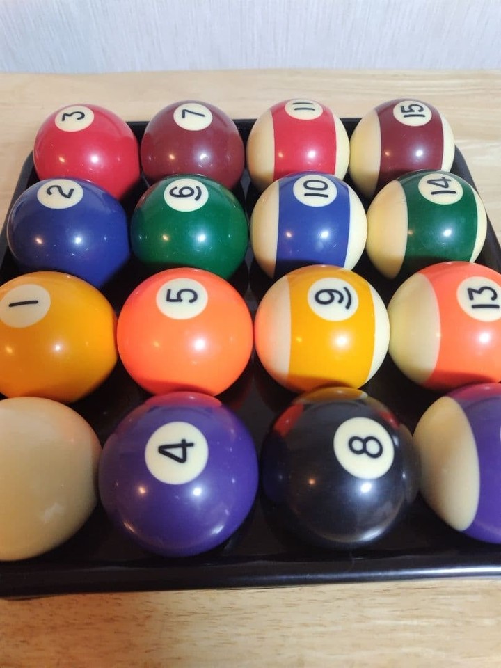 Billiard Ball Set 1-15 16 pcs Pool Cue Pool Table Accessories | eBay UK