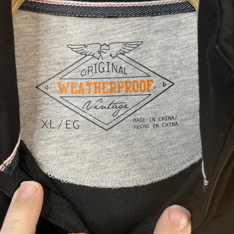 Weatherproof Men's XL 1/4 zip Sweater Blue Classic | eBay