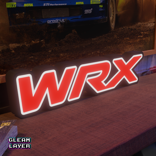 Subaru WRX Racing Logo Led RGB Car Garage Light Sign Mancave | eBay
