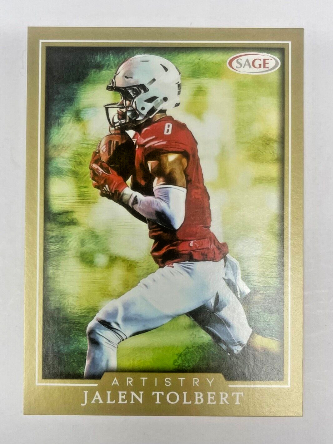 2022 Sage High Series Artistry Gold #ART-JT Jalen Tolbert - South ...