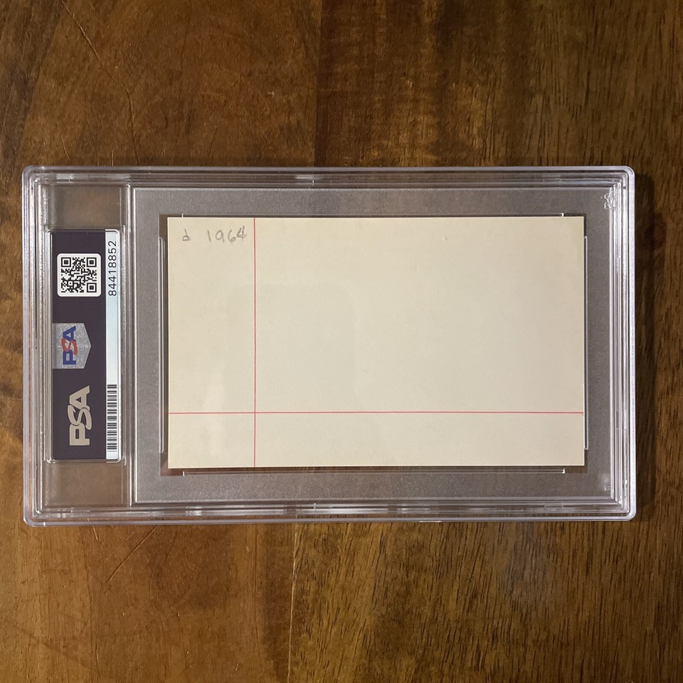 RARE Bristol R. Bris Lord Autograph PSA/DNA Card Died 1964 | eBay