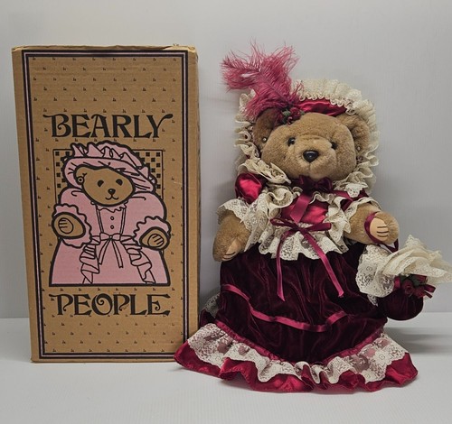 Bearly People Miss Madelaine VB545 Victorian Style Teddy Bear 14 Inches ...