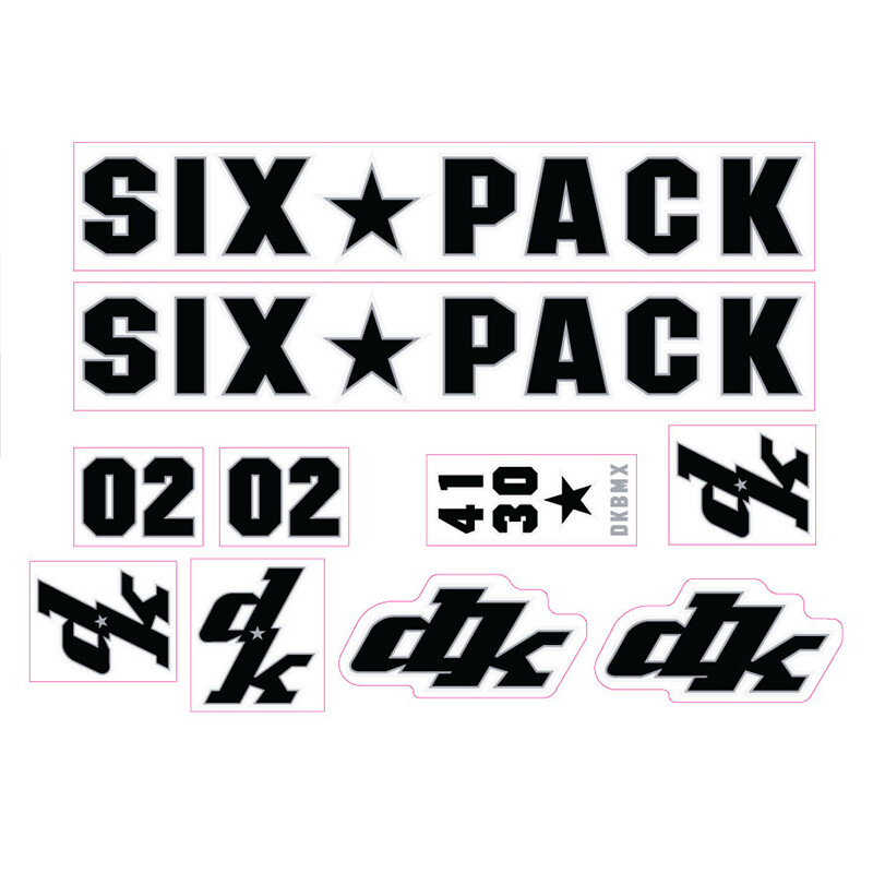 1999 DK Six Pack BMX decal set | eBay