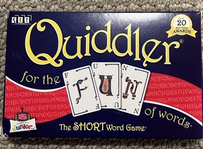 Quiddler Word Card Game "The Short Word Game" Fun Words Solo & Family ...