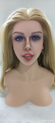 Realistic Sex Doll Head Real Oral Sex Hole Mobile Jaw Implanted Hair Masturbator | eBay