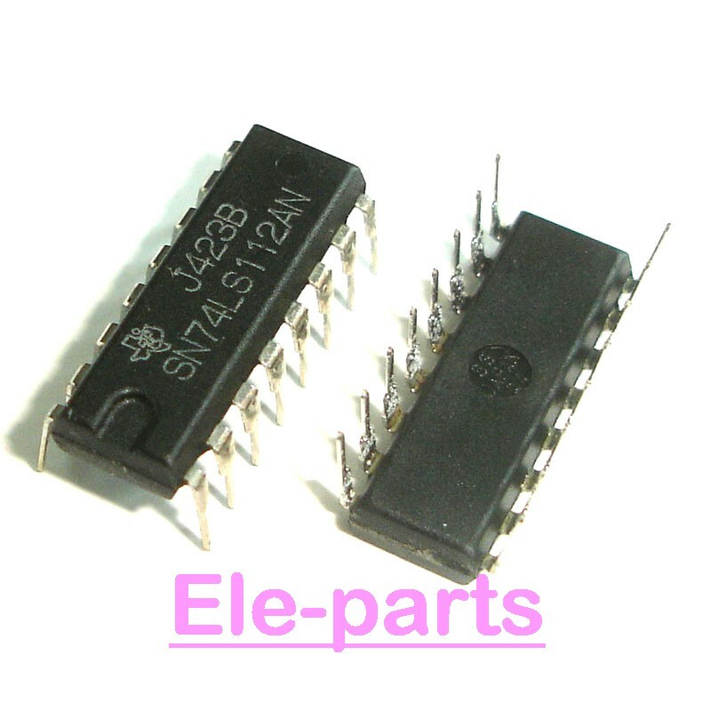 5PCS SN74LS112AN DIP-16 74LS112 Dual J-K Negative-Edge-Triggered Flip ...