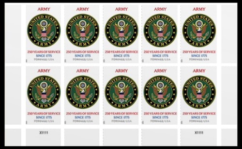 US 6003a Army 250 Years imperf NDC plate block 10 MNH 2025 | eBay