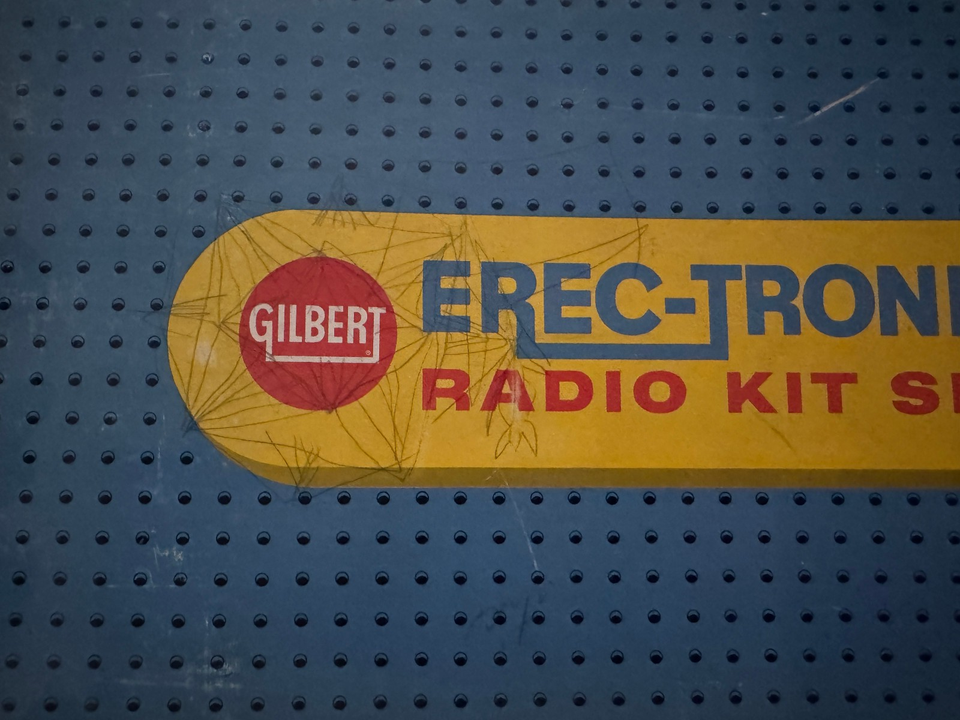 Vintage 1960s A C Gilbert Erec-tronic Radio Kit Set Transistor Science ...