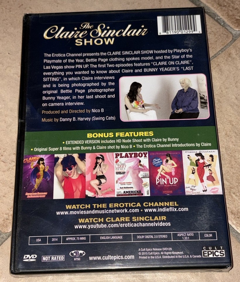 The Claire Sinclair Show DVD Region 0 Cult Epics 2015 Bunny Yeager | eBay