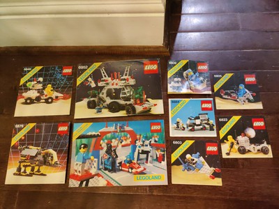 Vintage Lego Legoland Space Manuals 6952, 6876, 6849 More MANUALS ONLY ...