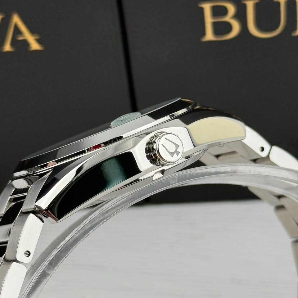 Bulova Surveyor 96B429 Men's Watch 39MM Green Dial Automatic Men's ...