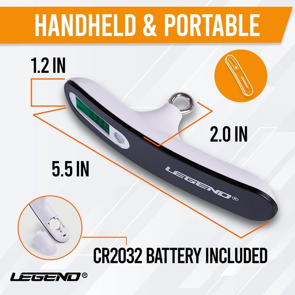 Digital Archery Bow Scale for Draw Weight - Handheld, Portable Archery ...