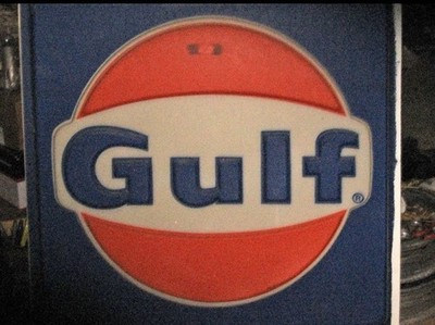 Vintage Gulf Sign 36 By 36 Plastic Rare From Gas Station | eBay