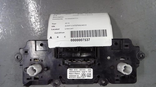 VOLKSWAGEN BEETLE Climate Control Module 5C0 820 047 CC | eBay