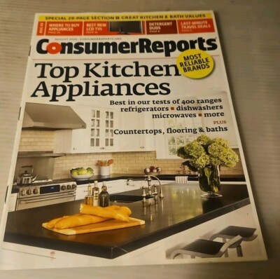 2009 August, Consumer Reports Magazine, "Top Kitchen Appliances, Most ...