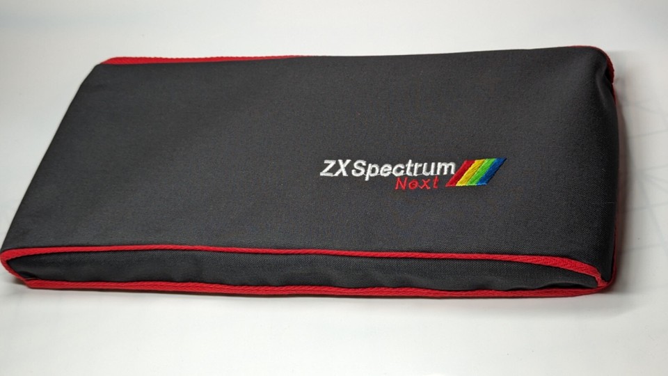 ZX SPECTRUM NEXT - dust cover- graphite grey- embroidered | eBay UK