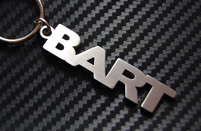 BART Keyring Keychain Key Stainless Steel Name Gift | eBay UK