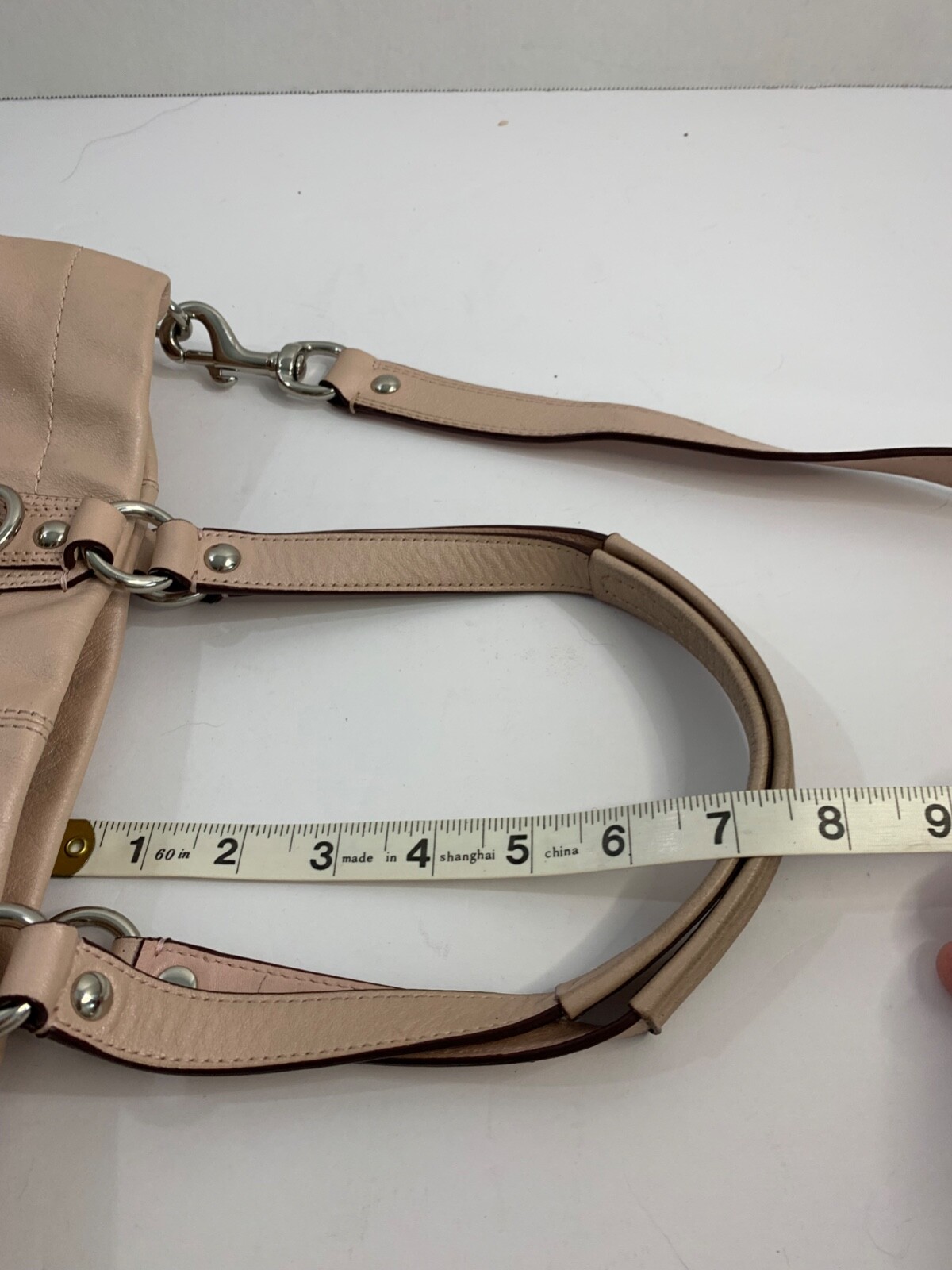 Vintage Coach Taupe Cowhide Leather Crossbody L1160-F15513 USA Pat ...