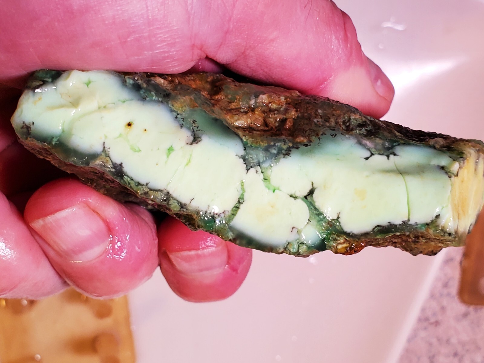 Variscite Faustite Chrysocolla Chrysoprase Silica Turquoise Rough 279g ...